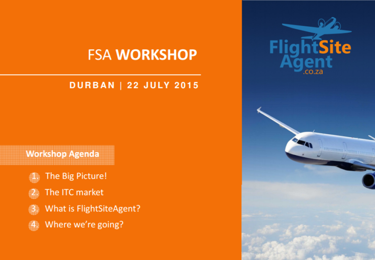 Workshops – FlightSiteAgent