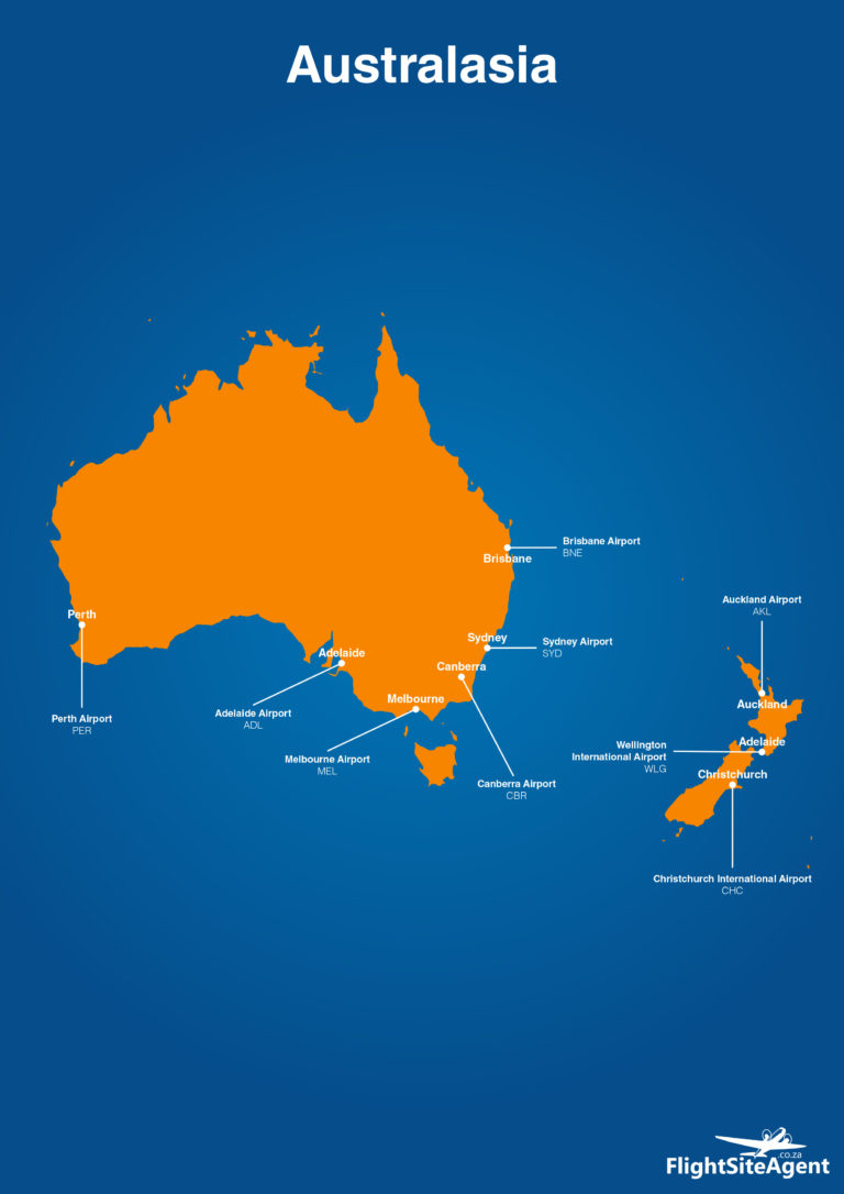 A Snapshot of all Major Airports Around the World – FlightSiteAgent