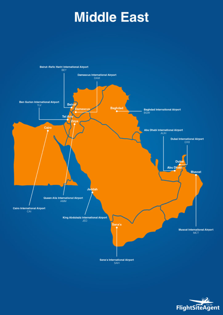 A Snapshot of all Major Airports Around the World – FlightSiteAgent